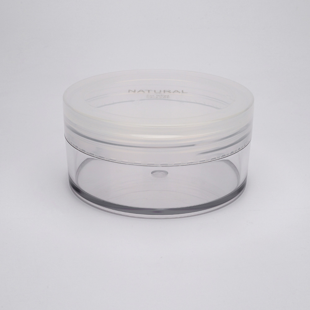 Transparent PET Skin Care Cream Jar 200ml For Beauty Salon Products